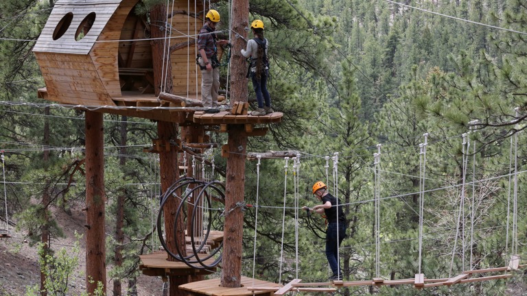 Don't Miss! Amazing Aerial Ropes Course Adventure Park in Bailey,CO in ...