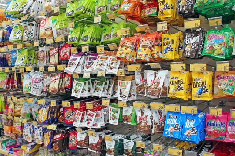 Trendy Exotic Snack Shop & Specialty Convenience At Busy Mall in ...