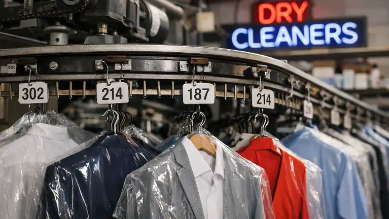 Dry Cleaning & Laundry Plant for Sale with 2 drop off-pick up stations ...